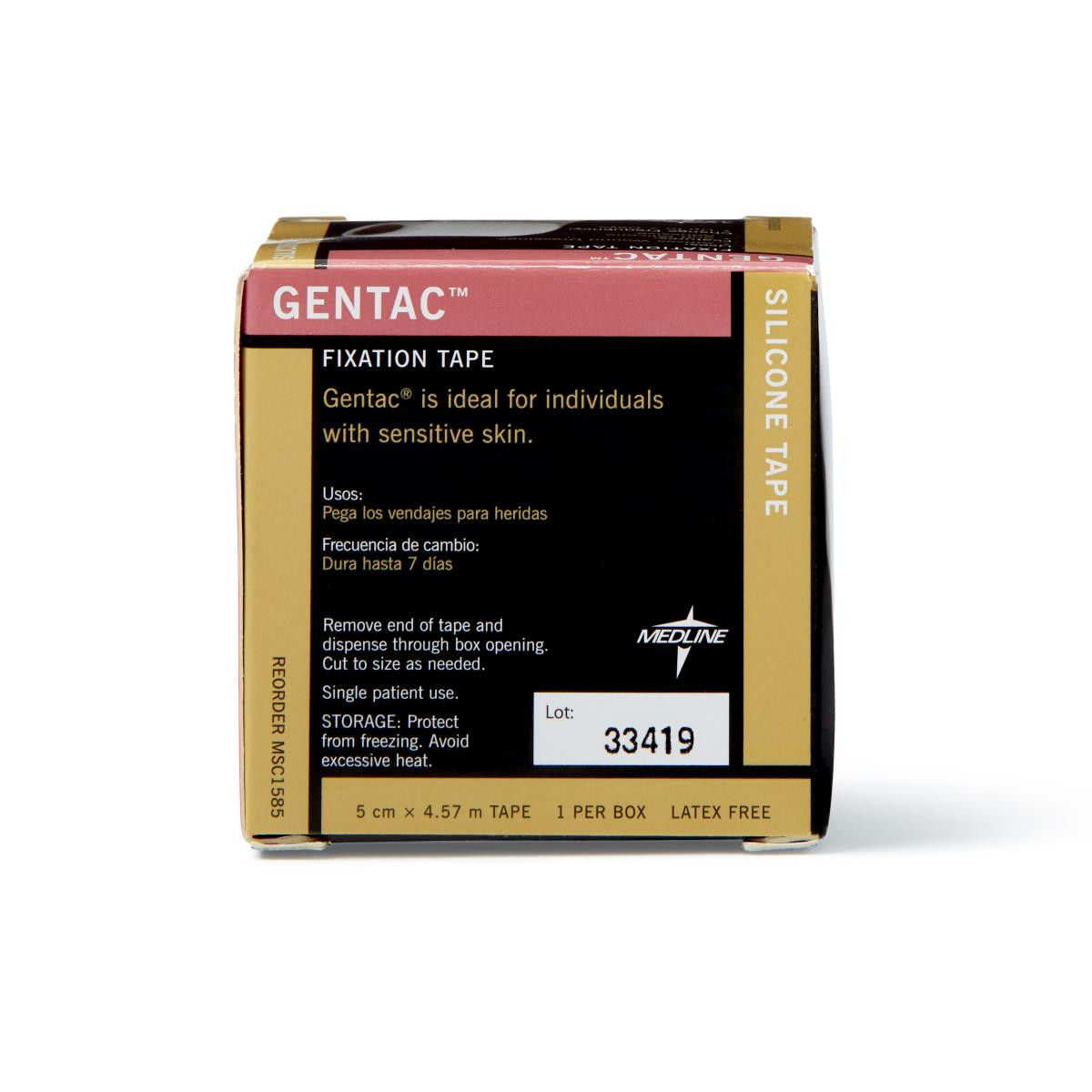 Medline Gentac Silicone Medical Fixation Tape