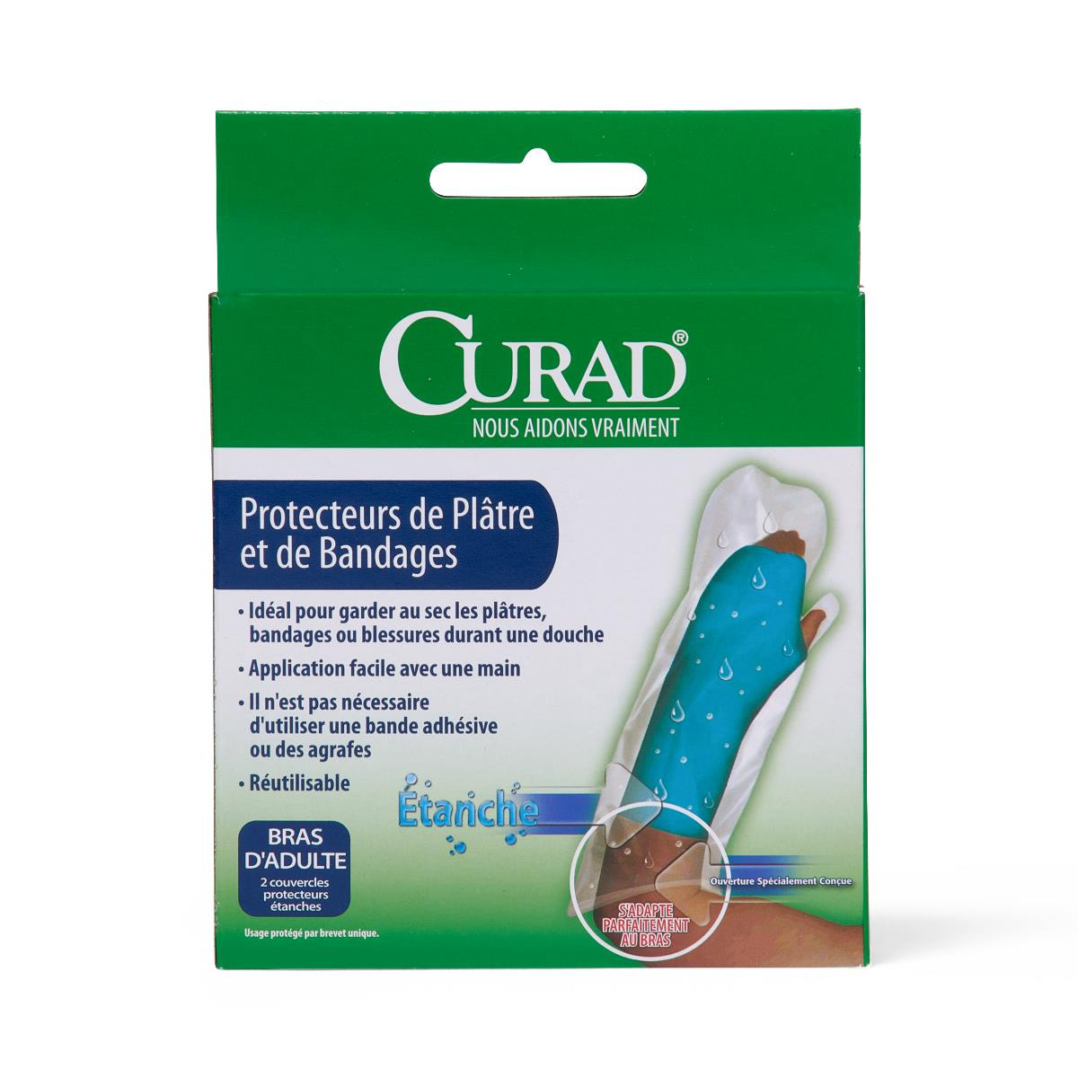 CURAD Cast Protectors for Arm, Leg, Adults, Child