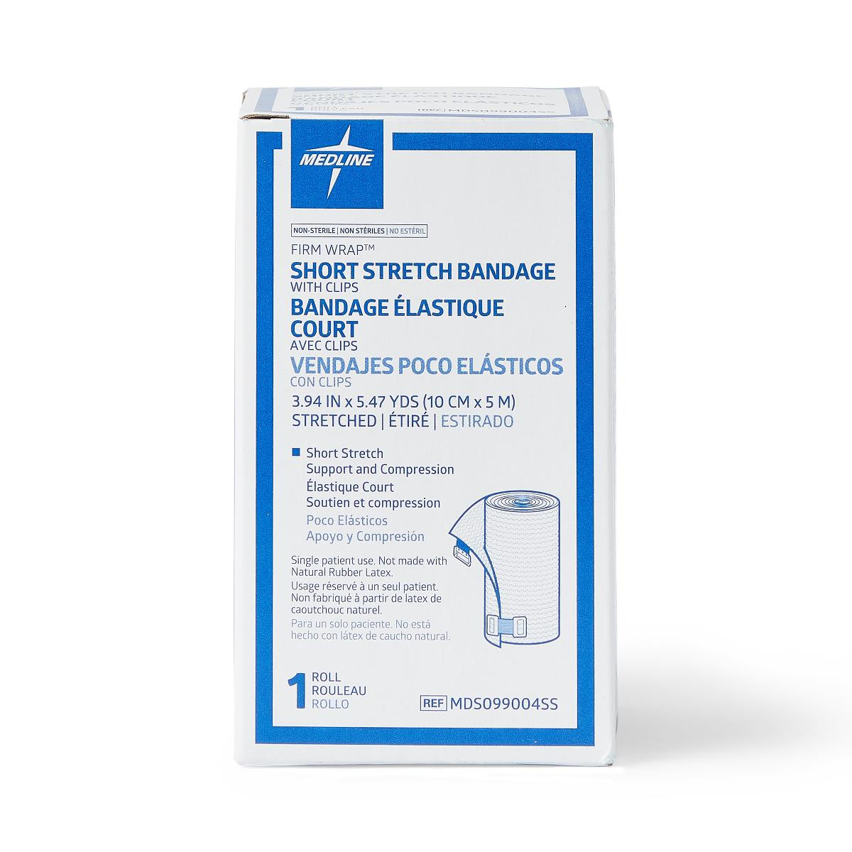 Medline Firm-Wrap Short-Stretch Elastic Bandages
