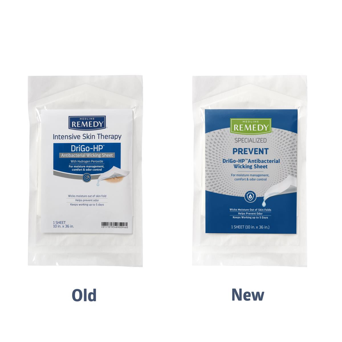 Medline Specialized DriGo-HP Antibacterial Wicking Sheets