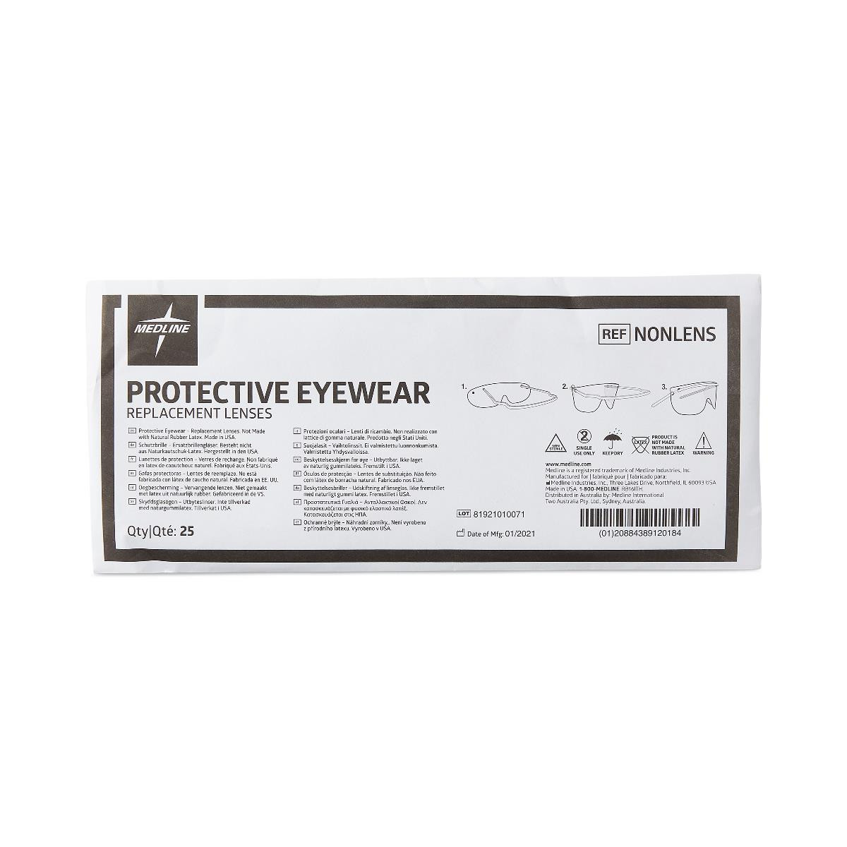 Medline Disposable Safety Eyewear