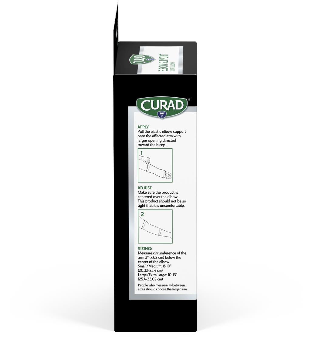 CURAD Elastic Pull-Over Elbow Support, 4/case