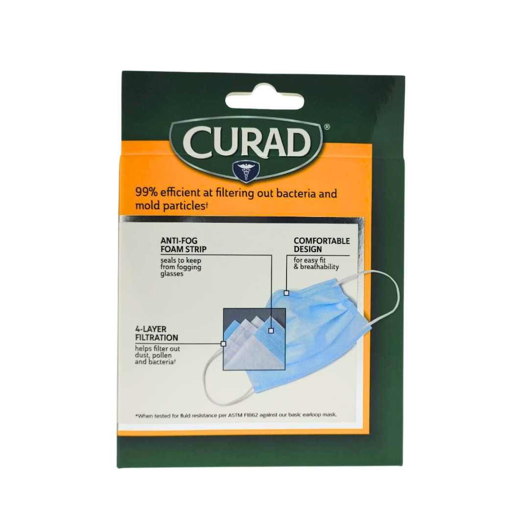 Curad Germ Shield Medical Grade Face Mask, 5/box