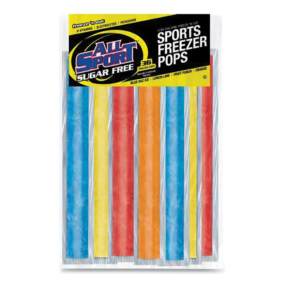 All Sport Sugar Free Hydration Freezer Pops, 144/case