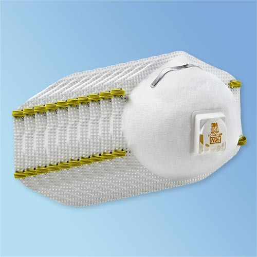 3M 8511 N95 Cool Flow Respirator with Valve by Harmony