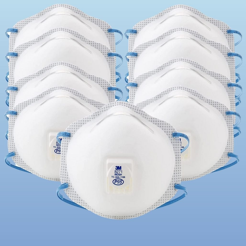 3M P95 Disposable Respirator 8271, 10/box at Harmony