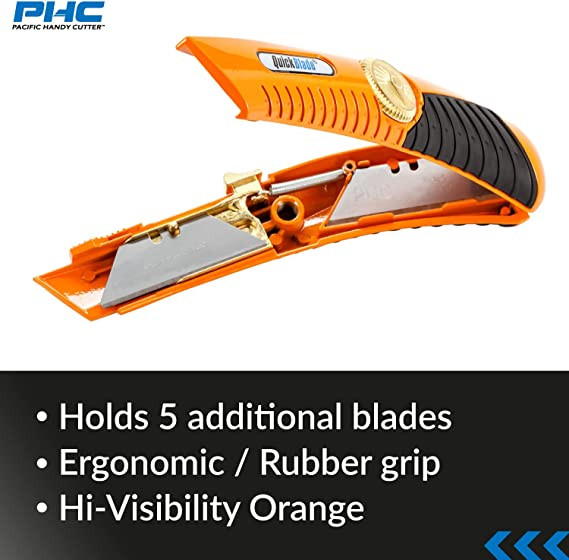 Pacific Handy Cutter QBS20 QuickBlade® Auto-Retractable Utility Knife