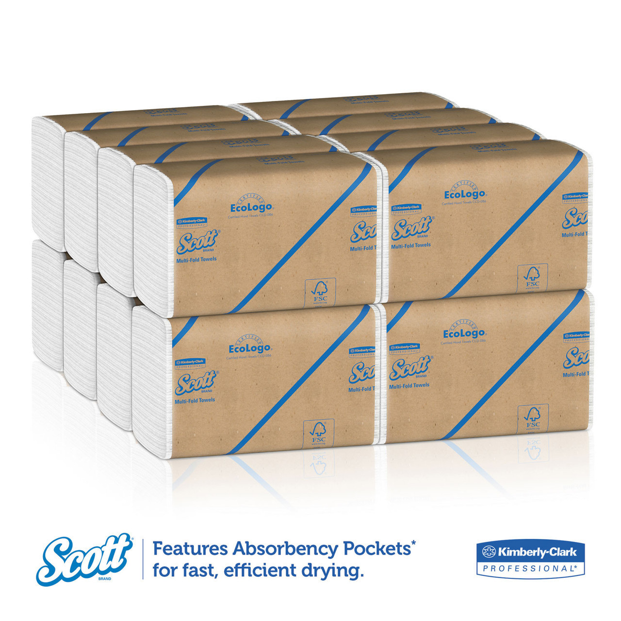 Get Scott KCC 01804 Surpass White Multi-Fold Towels for less at Harmony.
