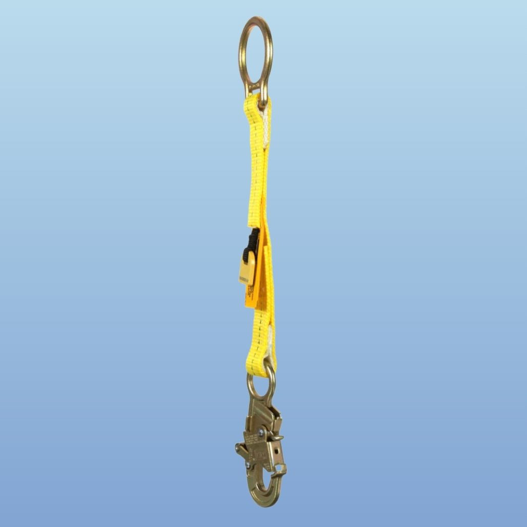 3M DBI-SALA D-Ring Extension, 1.5 ft, Yellow, ea