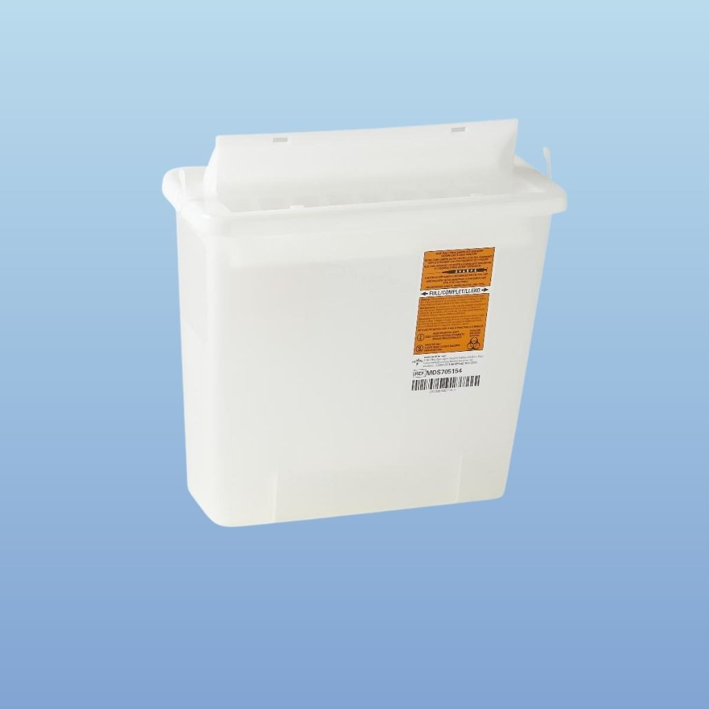 Medline MDS705202 Patient Room Biohazard Sharps Containers