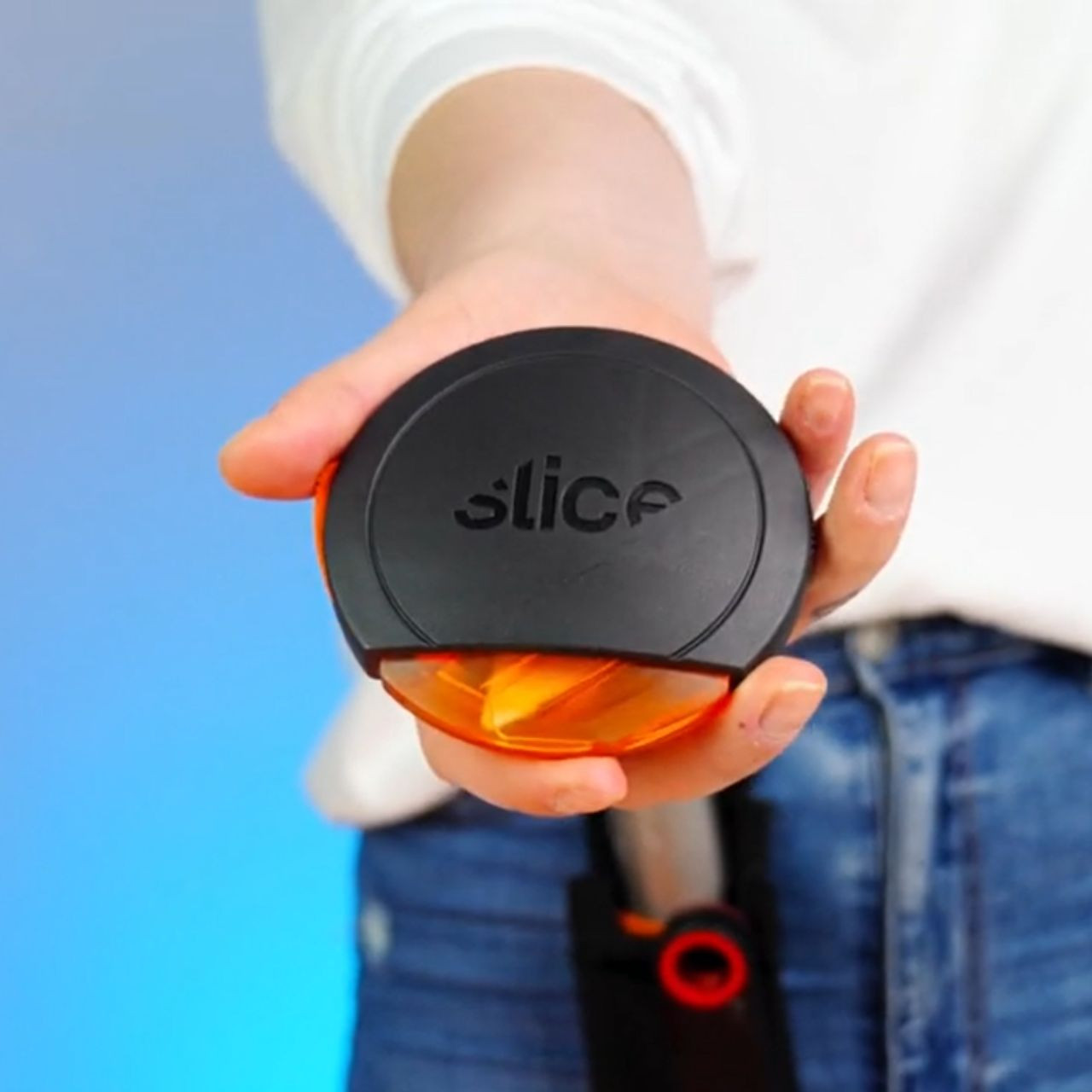Slice 10477 Super-Safe Carton Opener with Auto Blade Guard