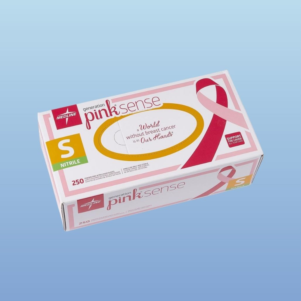 Generation Pink Sense Nitrile Exam Gloves - 3.5 mil