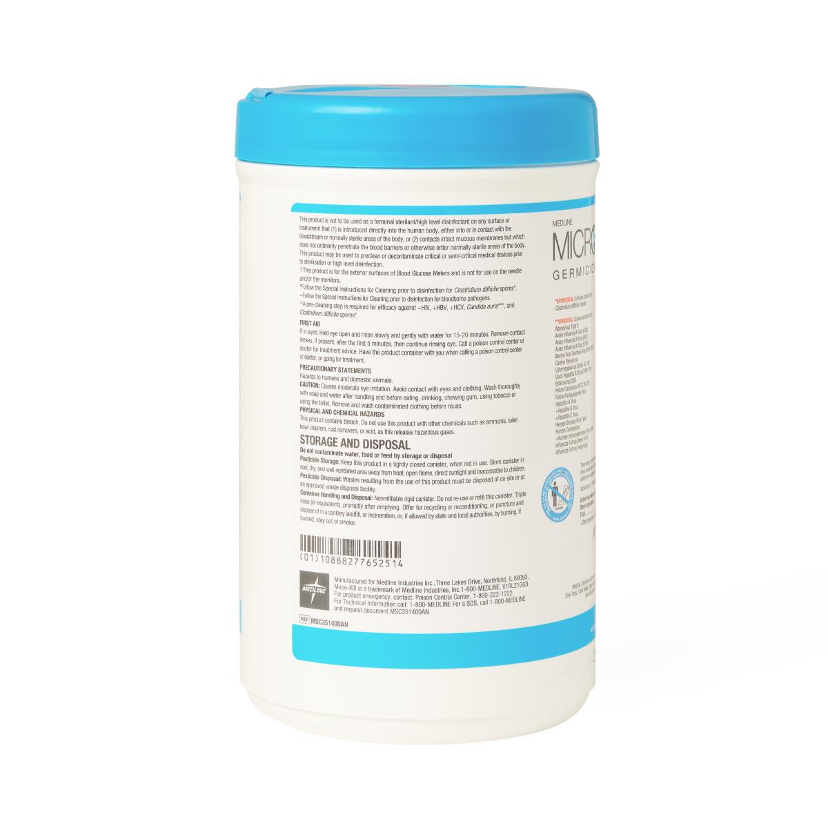 MicroKill Bleach Germicidal Disinfectant Wipes