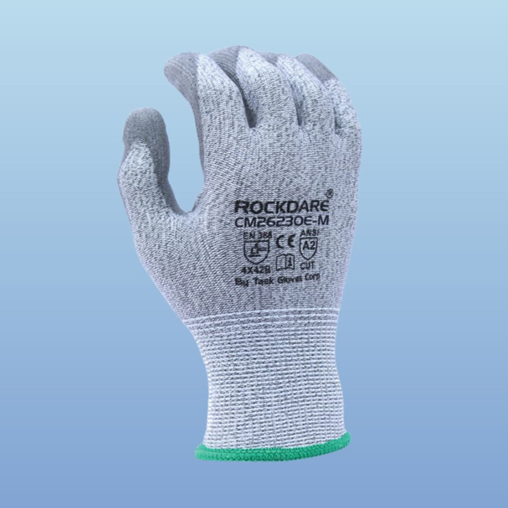 Cutman ANSI A2 Cut Resistant Polyurethane Palm Coated Glove