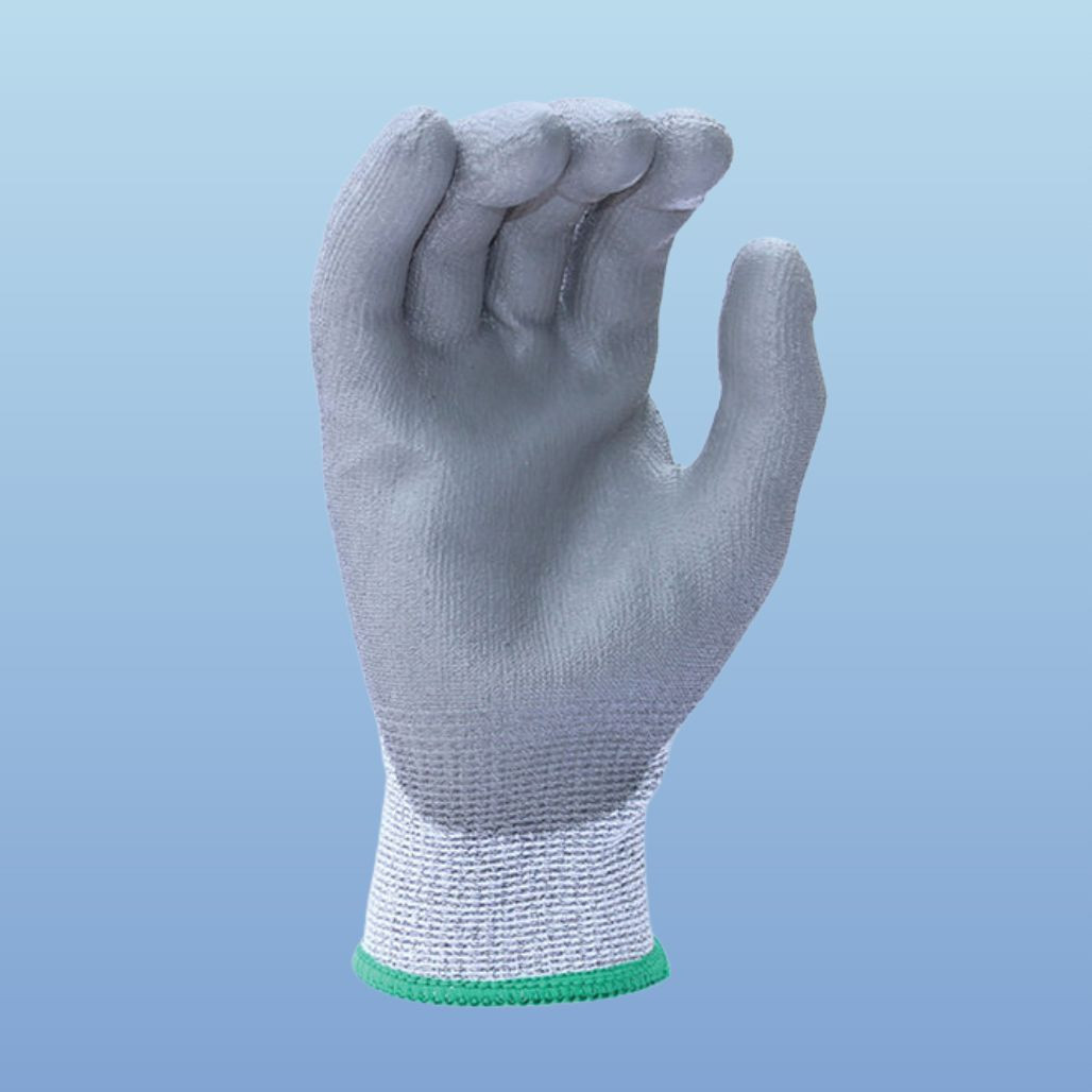 Cutman ANSI A2 Cut Resistant Polyurethane Palm Coated Glove