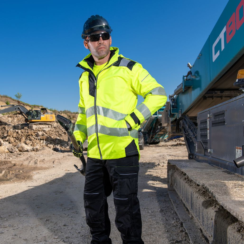 Portwest PW3 Hi-Vis Lime Extreme Rain Jacket - ANSI Class 3