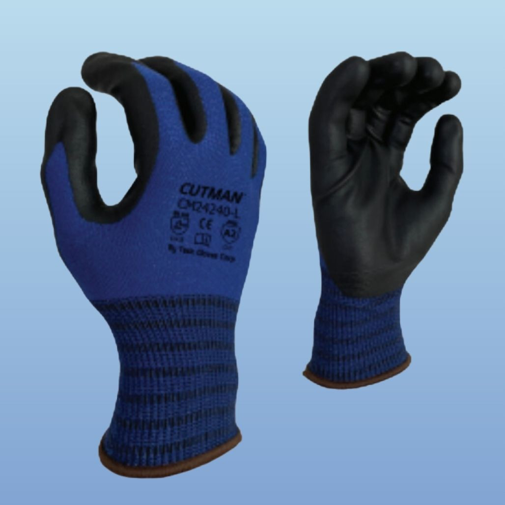 Task Gloves Cutman CM24240 Foam Nitrile Coated Cut Glove