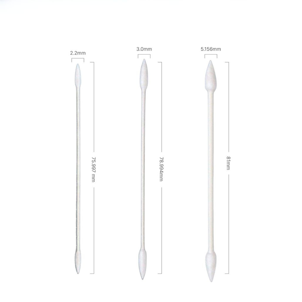 Puritan Double Pointed Tip Cotton Swab Bundle, Lint-Free, (150 Swabs)