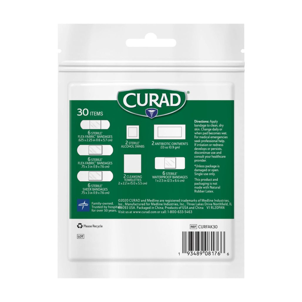 CURAD 30-Piece Mini First Aid Kit (CURFAK30)