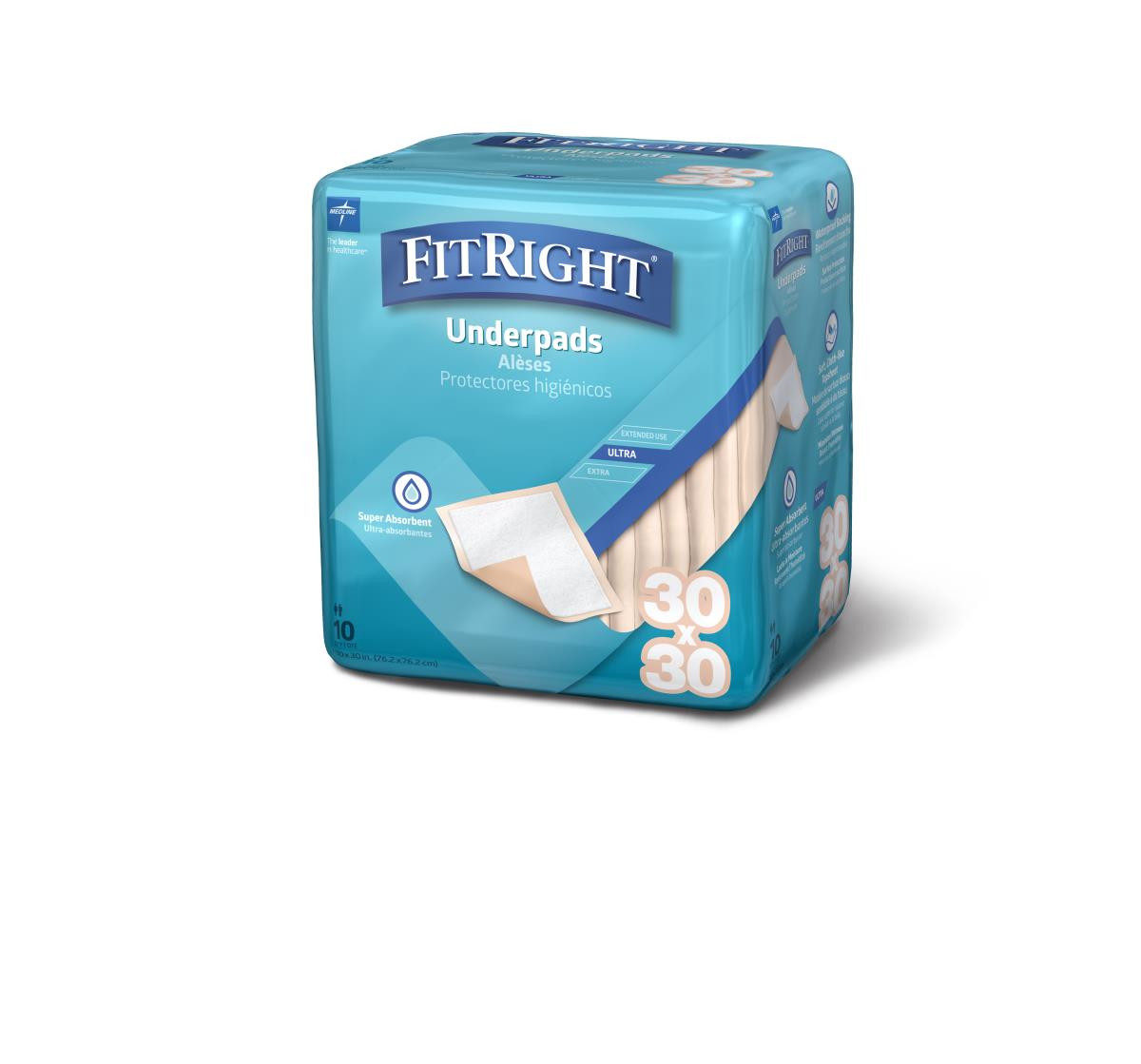 Medline FitRight Disposable Underpads