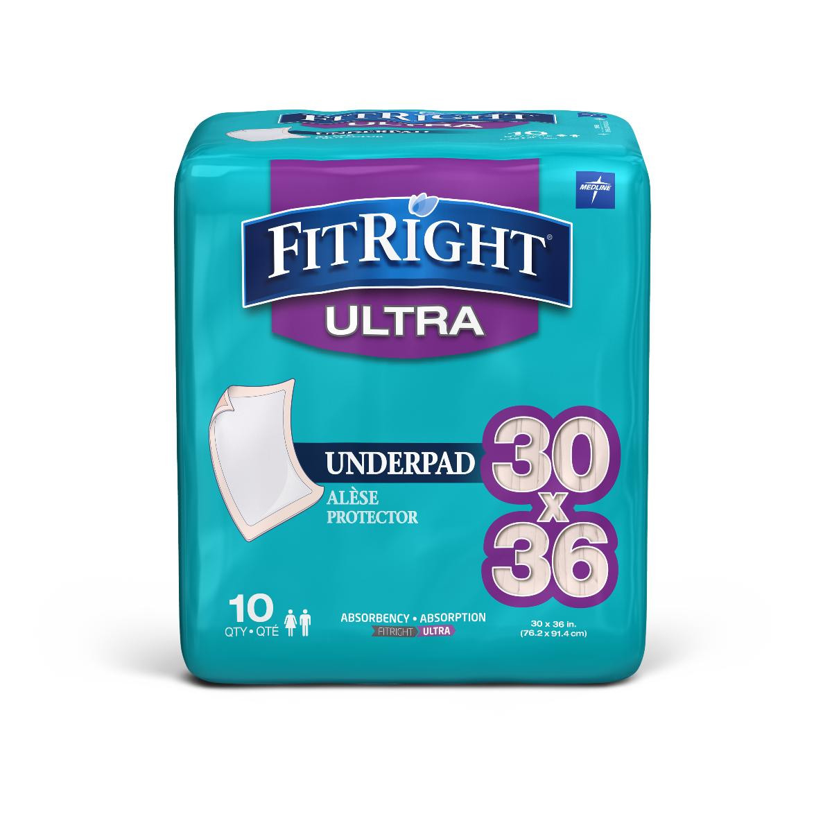 Medline FitRight Disposable Underpads