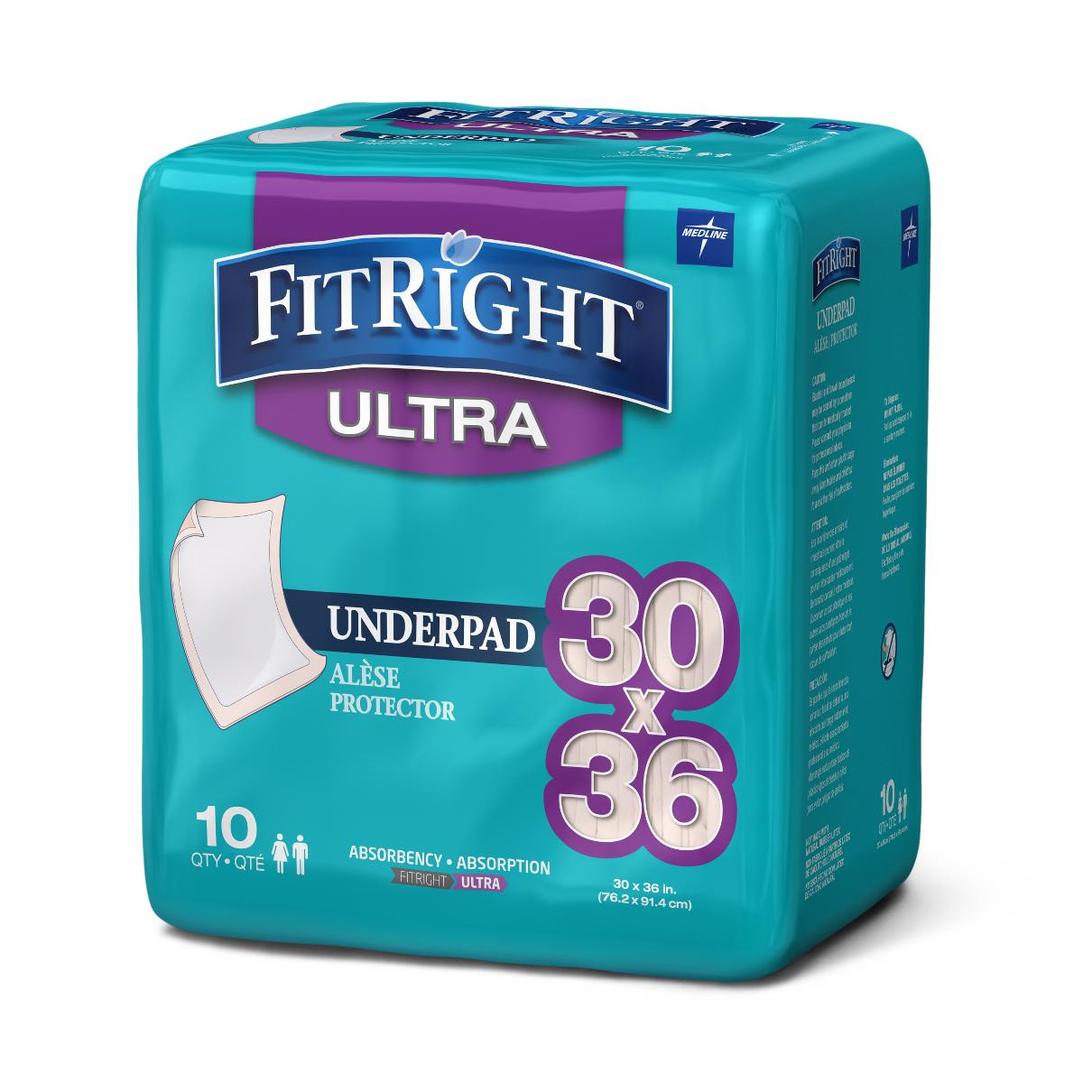 Medline FitRight Disposable Underpads