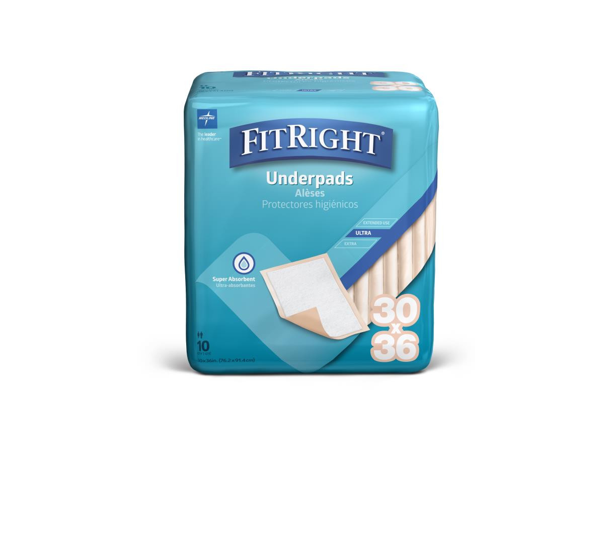 Medline FitRight Disposable Underpads