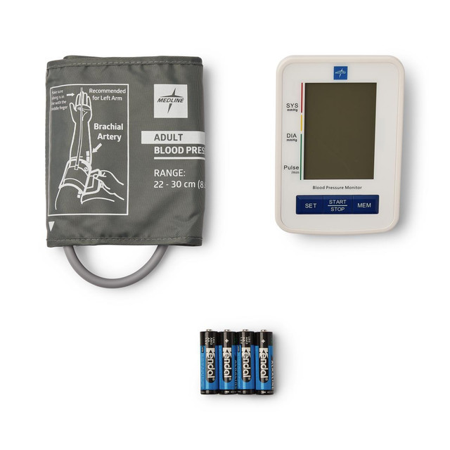 Medline Automatic Digital Blood Pressure Monitor, Adult Cuff