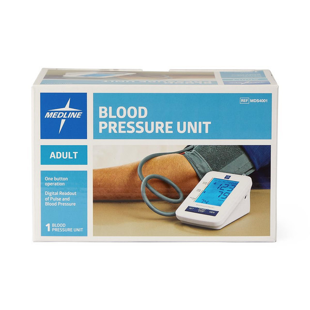Medline Automatic Digital Blood Pressure Monitor, Adult Cuff