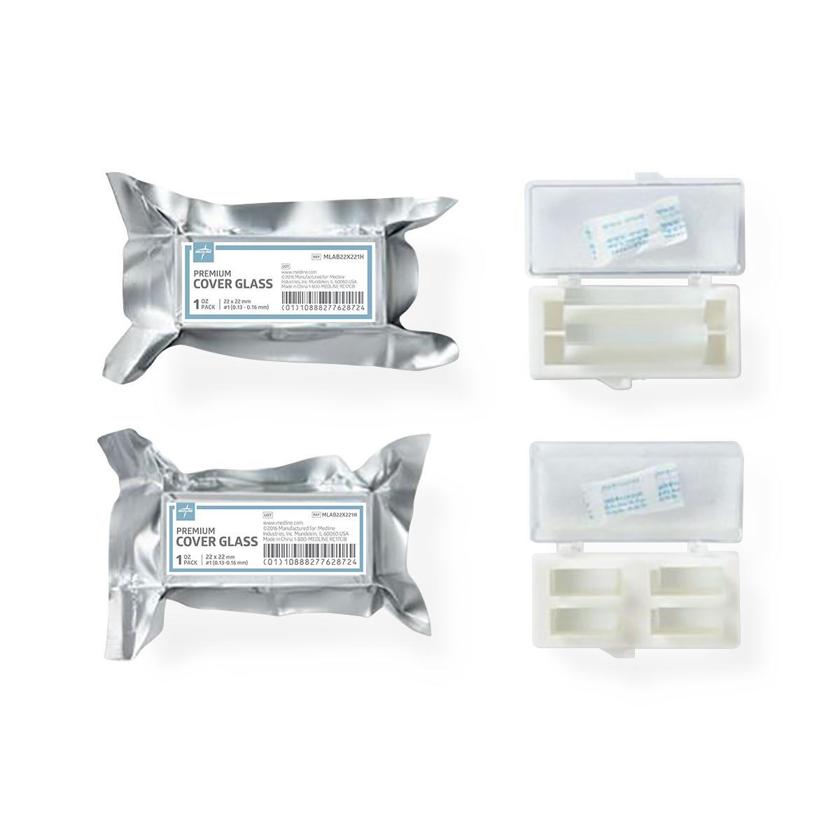 Medline Microscope Slide Cover Glasses