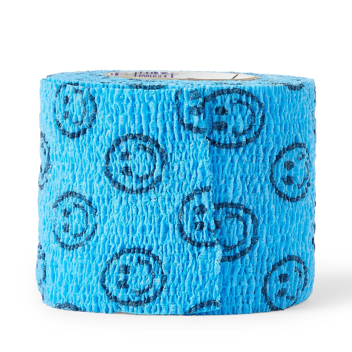 Medline CoFlex Self-Adherent Bandages, Smiley Face Design