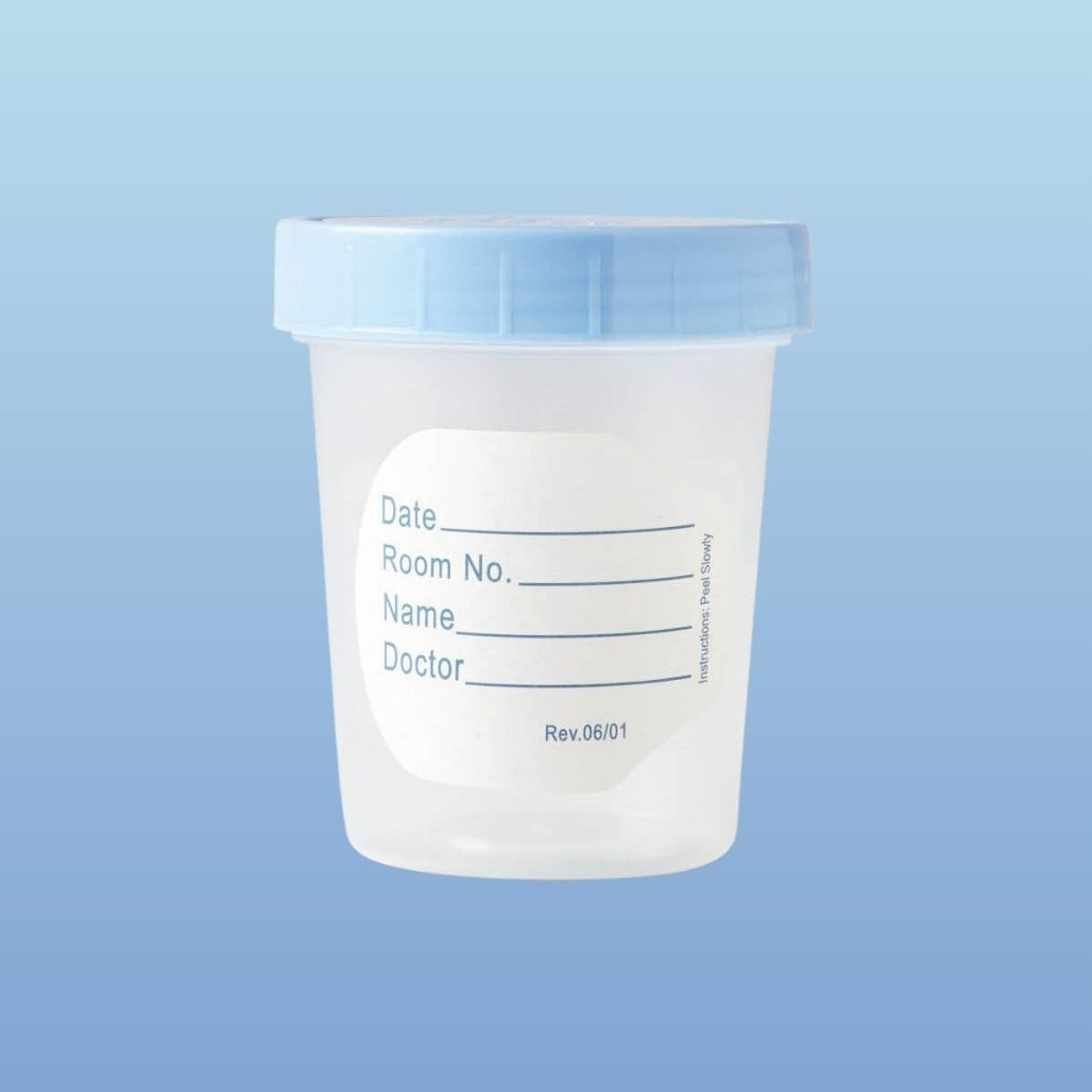 Medline Sterile Specimen Containers, 4 oz and 4.5 oz
