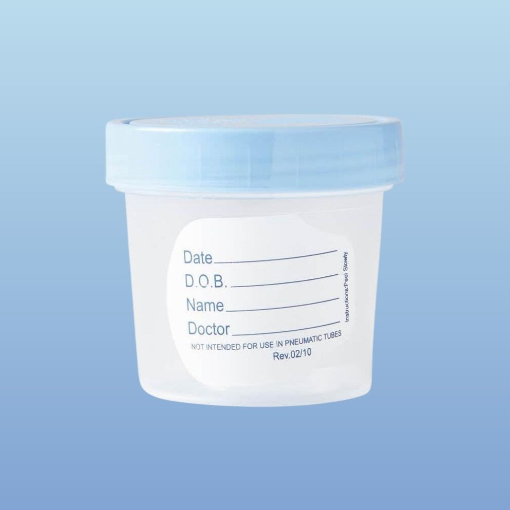 Medline Sterile Specimen Containers, 4 oz and 4.5 oz