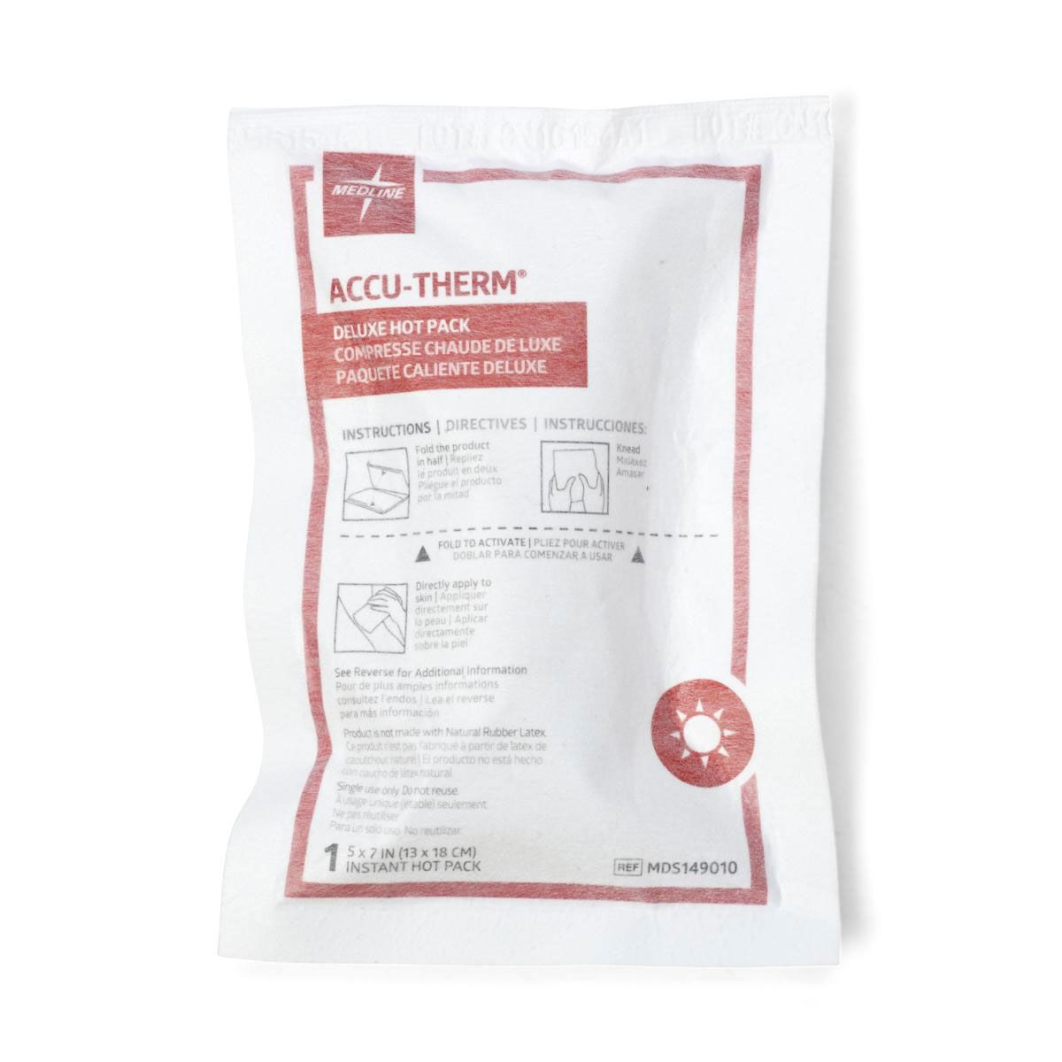 Medline 6.25" x 9.5" Sweatless Deluxe Instant Cold Pack