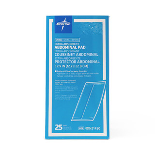 Medline Sterile Abdominal Pad, 5" x 9" (NON21450)