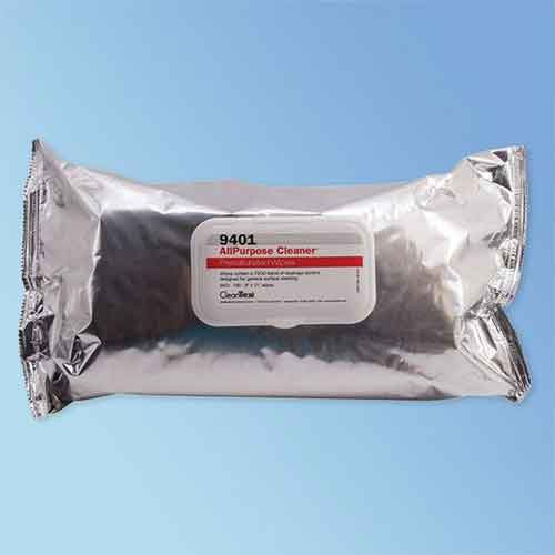 TekniSat Presaturated Cleanroom Wipe 70% IPA, Polyester Knit