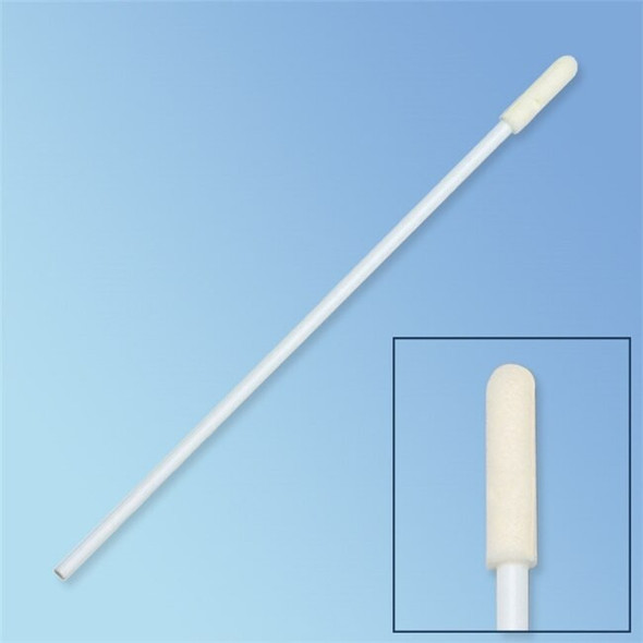 Elongated Tip Knitted Polyester Cleanroom Swab - Harmony Lab