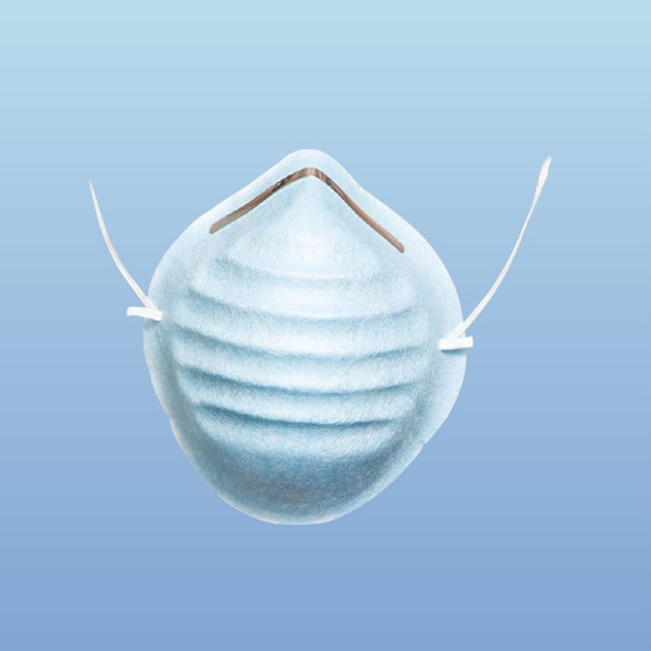 Medline Disposable Procedure Face Masks, Ear loops, Blue, NON271378