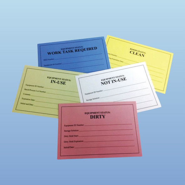 Cleanroom Sticky Notes, 3 in. x 3 in., 100/pad - White, Blue