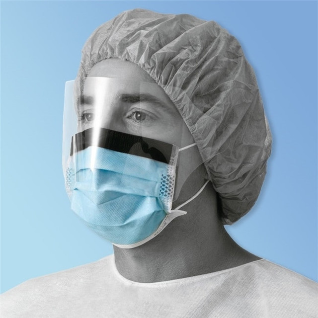 Medline Surgical Face Masks with Shield and Ties NON27420 by Harmony