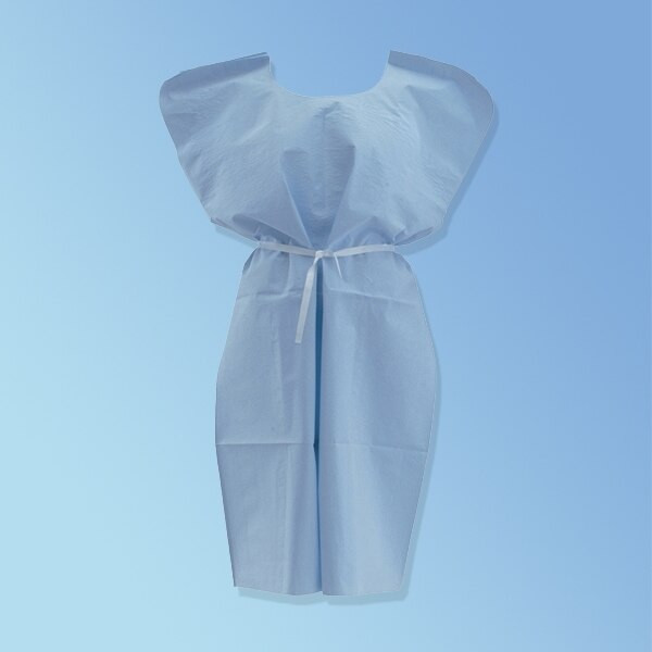 Medline Blue Coated Chemotherapy Isolation Gown