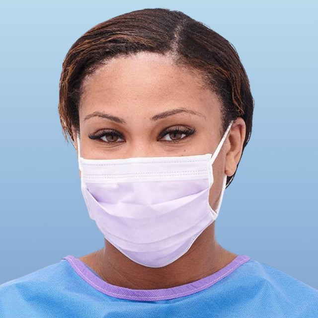 Medline Procedure Face Masks with Ear Loops (ASTM Level 2)