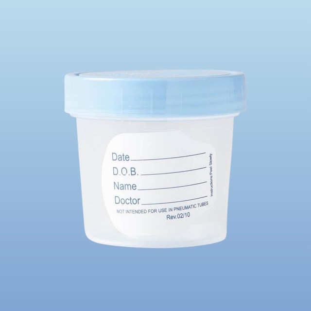 Medline Sterile Specimen Containers, 4 oz and 4.5 oz