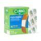 CURAD Flex-Fabric Adhesive Bandages, 1" x 3" Strips, 100/box
