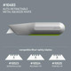 Slice 10493 Auto-Retractable Metal Squeeze Knife