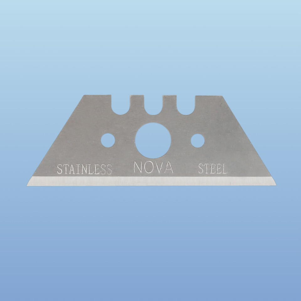 Industrial Utility Blade, Pointed Tip, Stainless Steel (B11118-9)