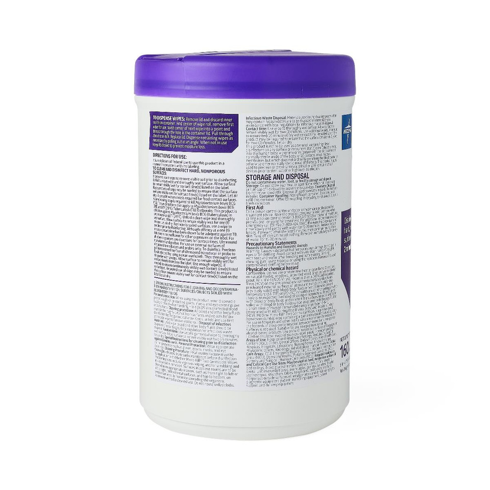 Medline Micro-Kill Two Germicidal Disinfectant Wipes