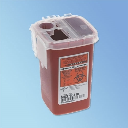 Medline MDS705110 Phlebotomy Biohazard Sharps Containers