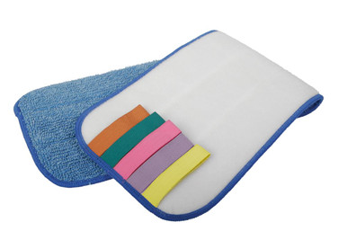 Medline Micromax Select 18" Blue Microfiber Wet Mop (MDT217619)