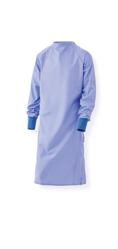 Medline Blue Blockade Reusable Cover Gown, 1-ply